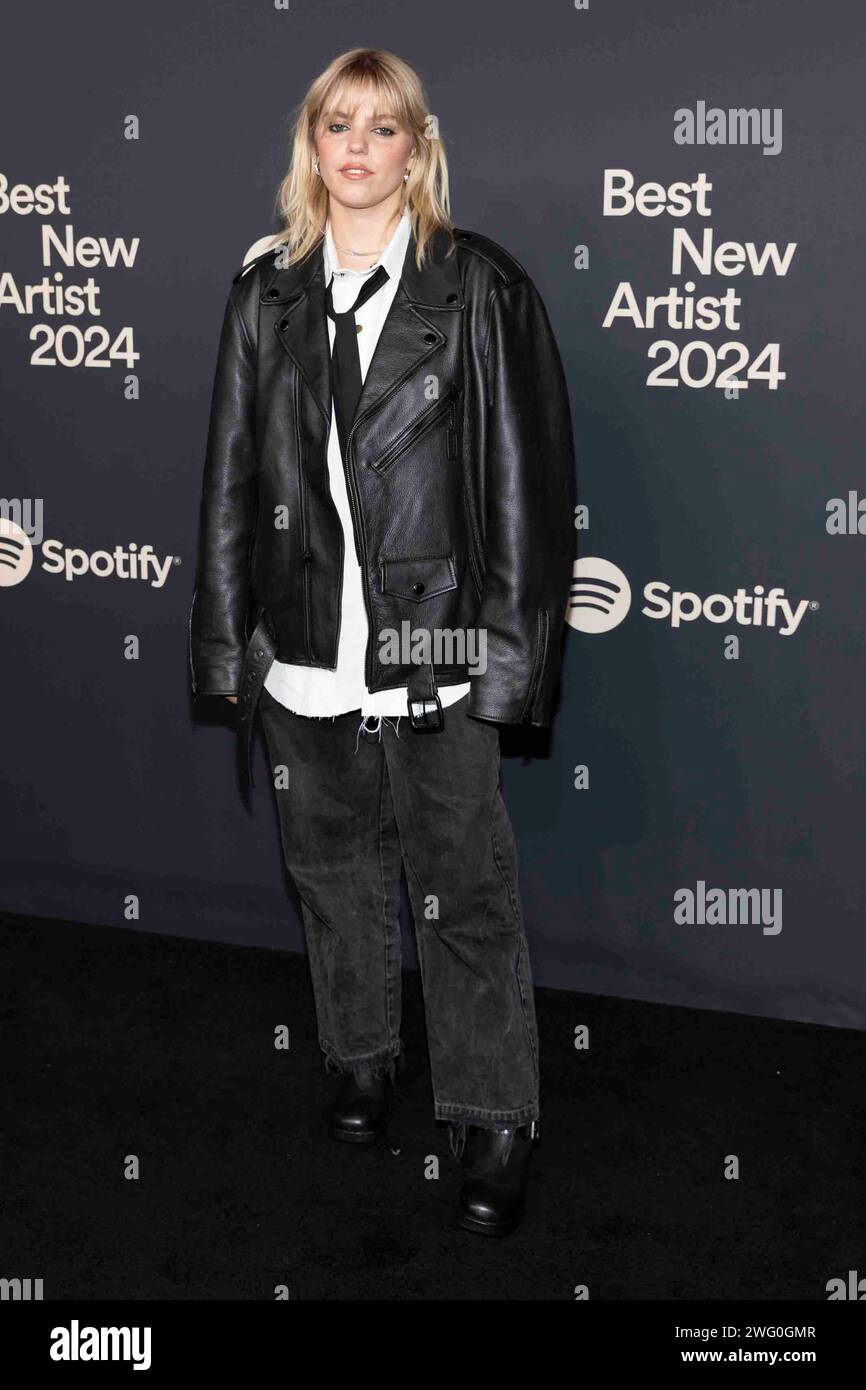 Los Angeles, USA. 01st Feb, 2024. Renee Rapp attends the arrivals of ...