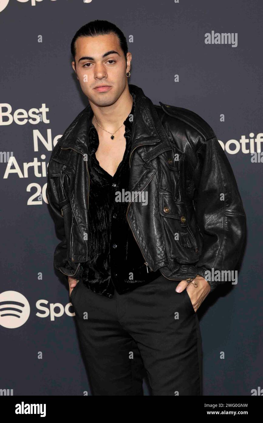 Los Angeles, USA. 01st Feb, 2024. Mergui attends the arrivals of ...