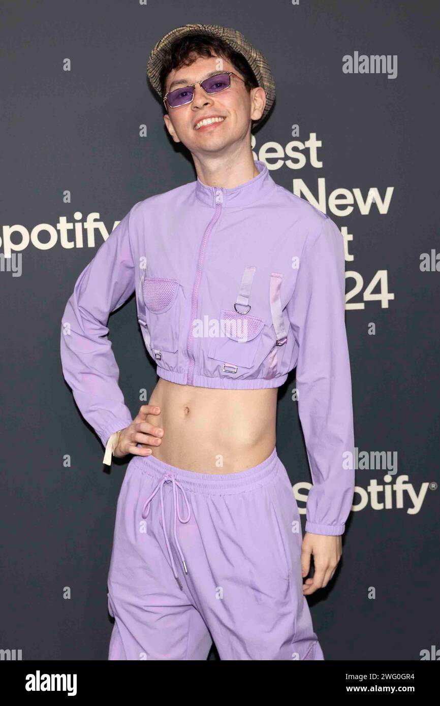 Los Angeles, USA. 01st Feb, 2024. Mikey Angelo attends the arrivals of ...