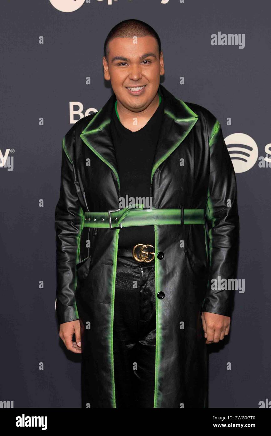 Los Angeles, USA. 01st Feb, 2024. Christian Garcia attends the arrivals ...
