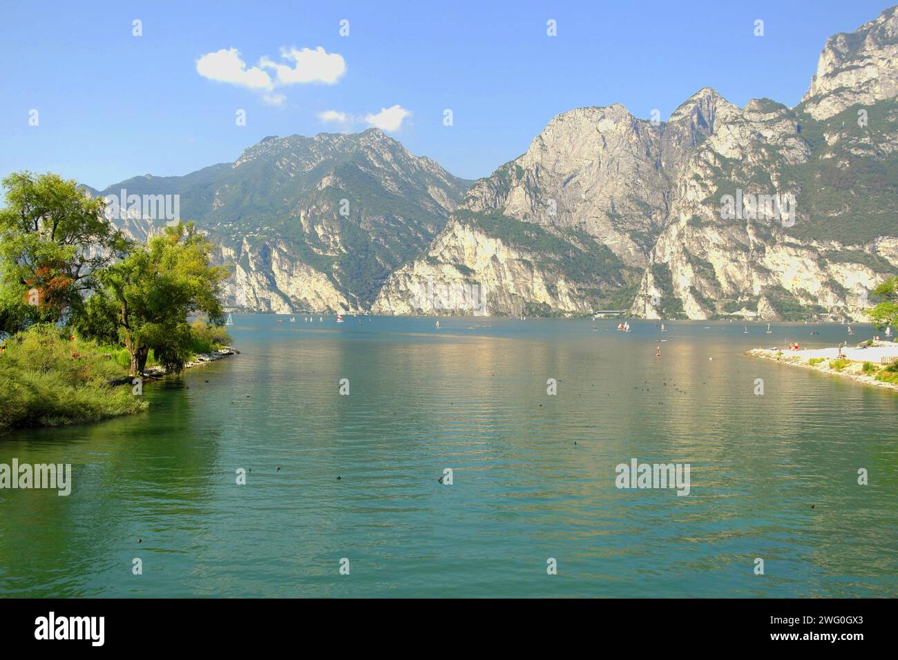 Garda lake sarca river hi-res stock photography and images - Alamy