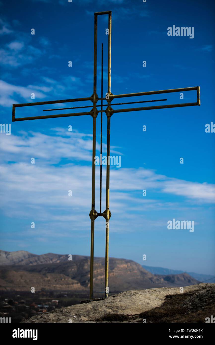 Christian Cross of Faith Stock Photo - Alamy