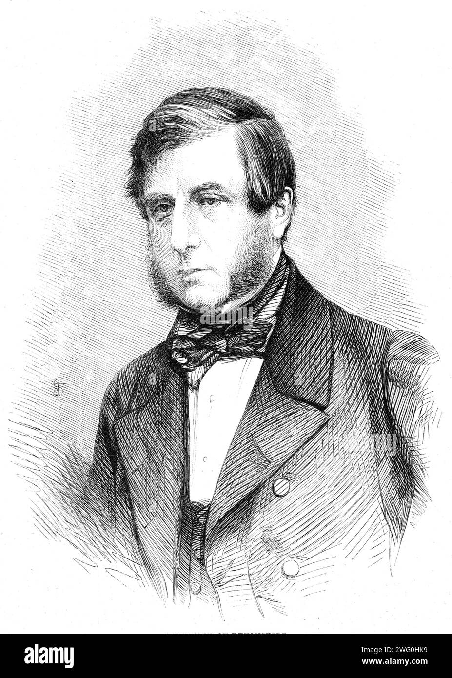 The Duke of Devonshire, 1862. 'The recent election of the Duke of ...