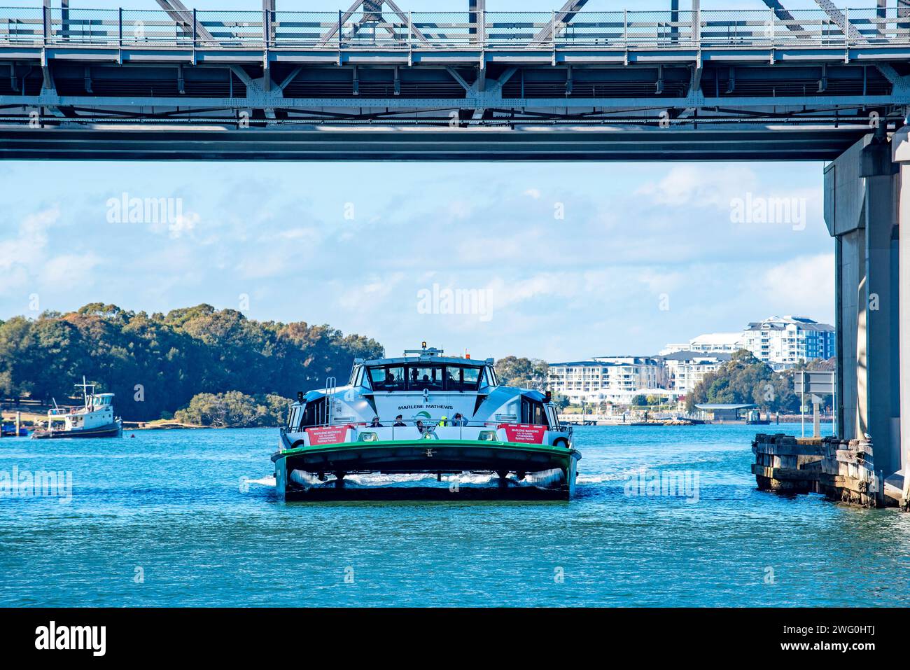 One of the early 1910's built Sydney RiverCat ferries 'Marlene Mathews ...
