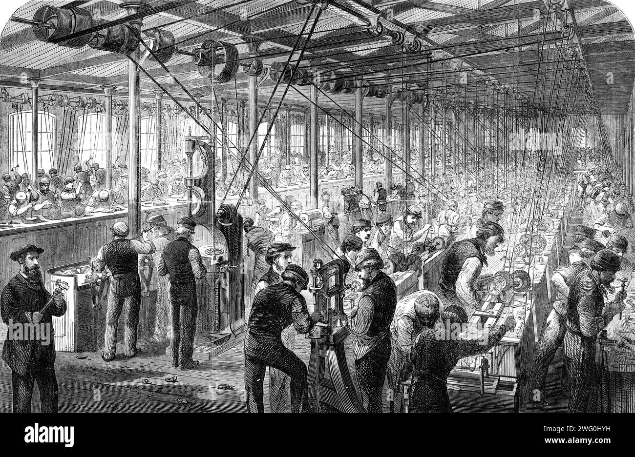 19th century weapons production Black and White Stock Photos & Images ...