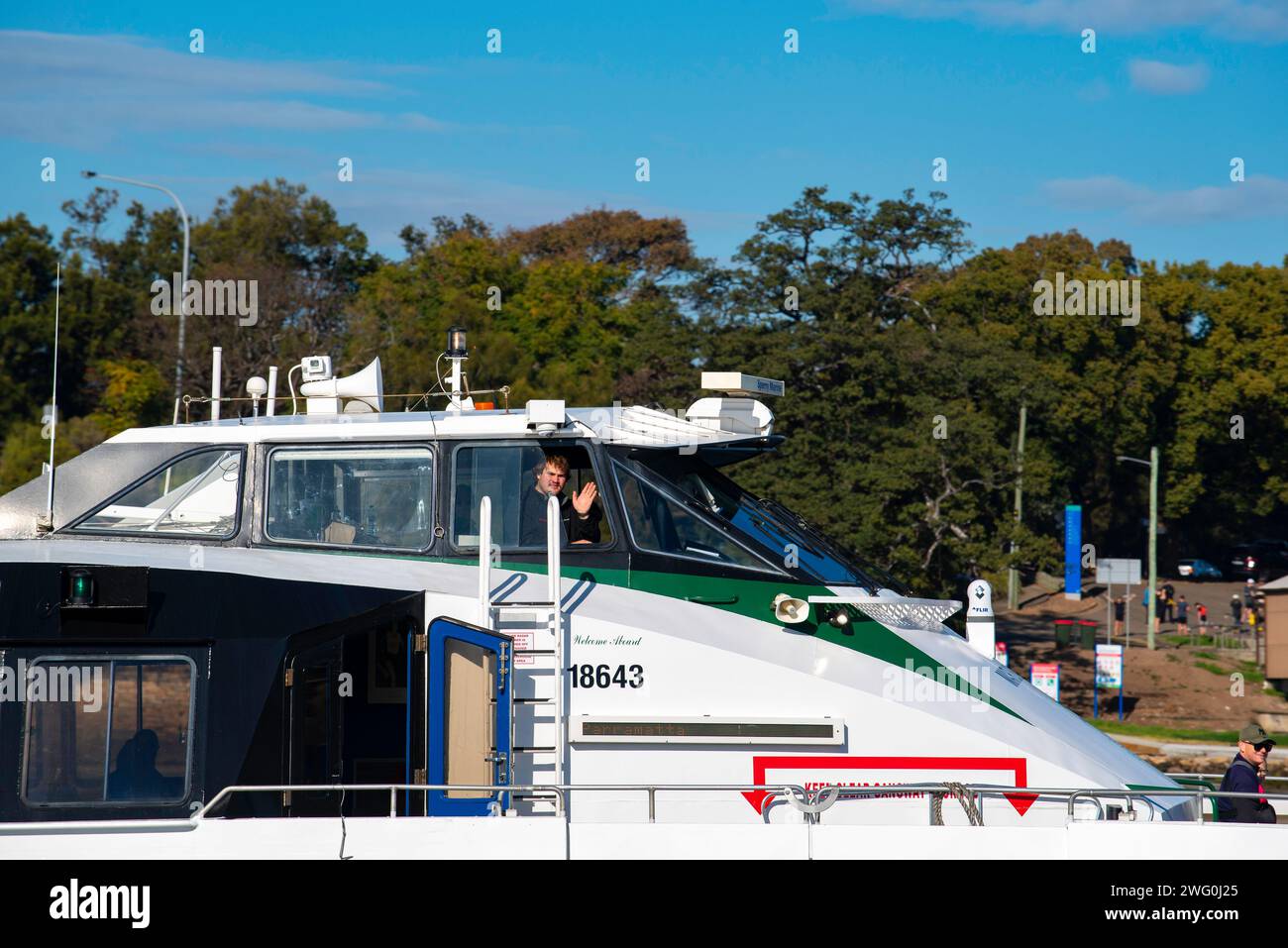 One of the early 1910's built Sydney RiverCat ferries 'Marlene Mathews ...