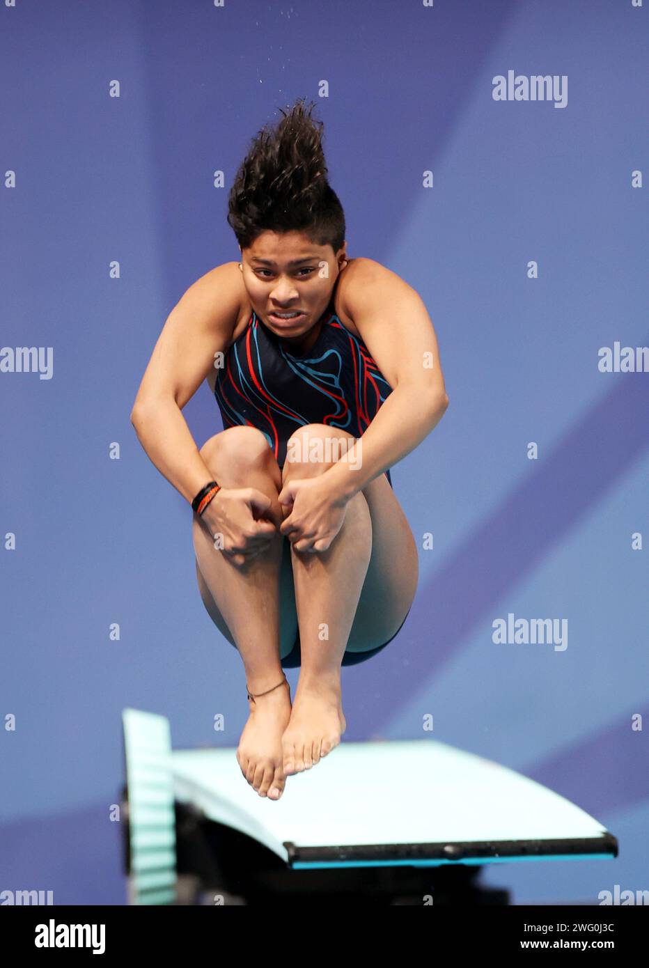 Doha, Qatar. 2nd Feb, 2024. India's Palak Sharma competes during the ...