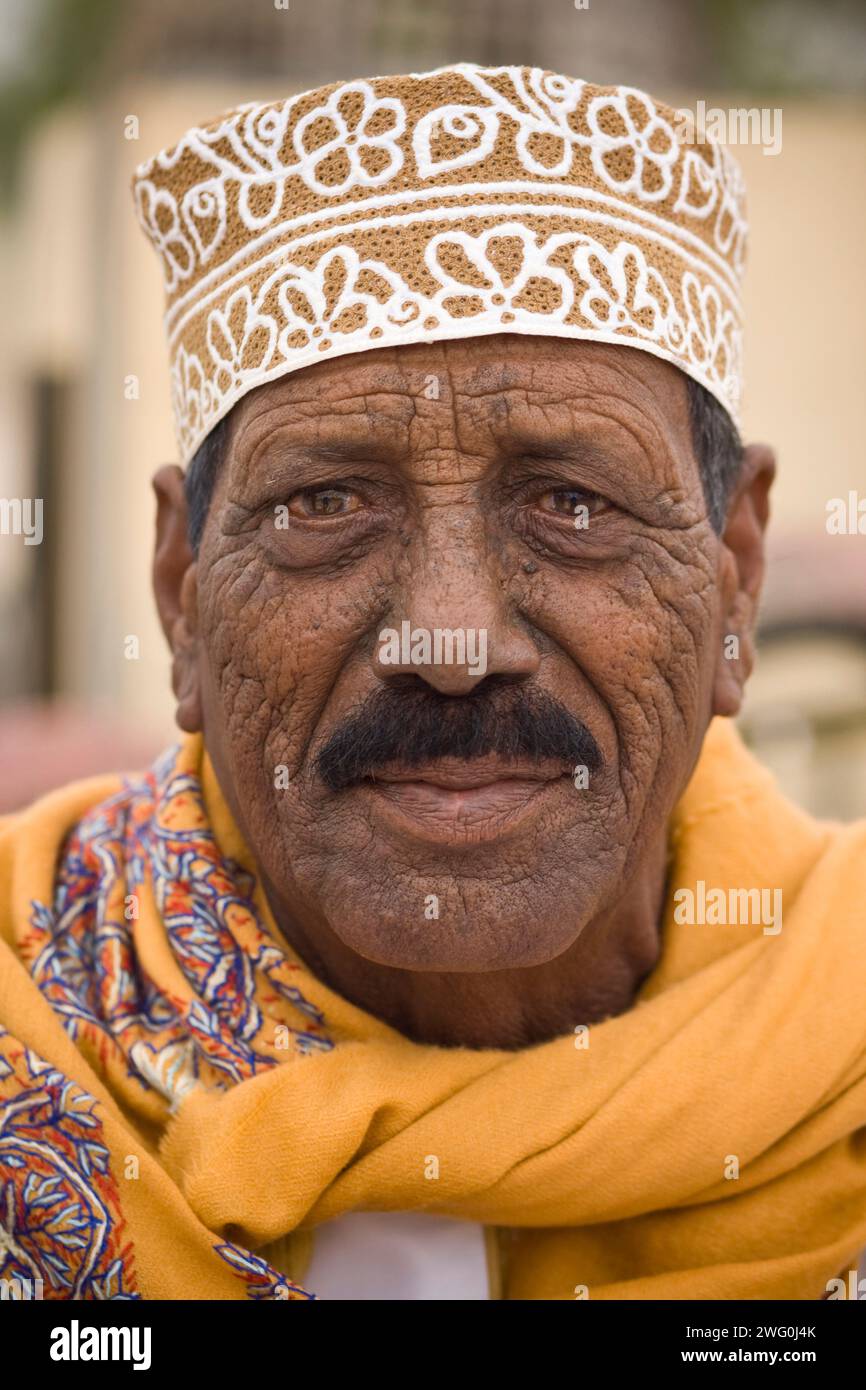 An Omani man with traditional clothing in Salalah, Oman Stock Photo - Alamy
