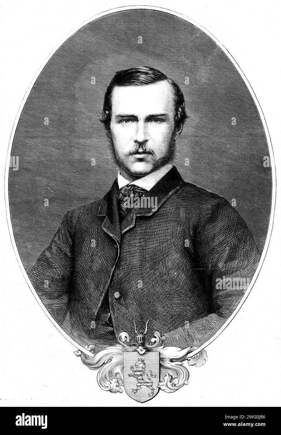 His Royal Highness Prince Louis of Hesse-Darmstadt, 1862. Louis IV ...