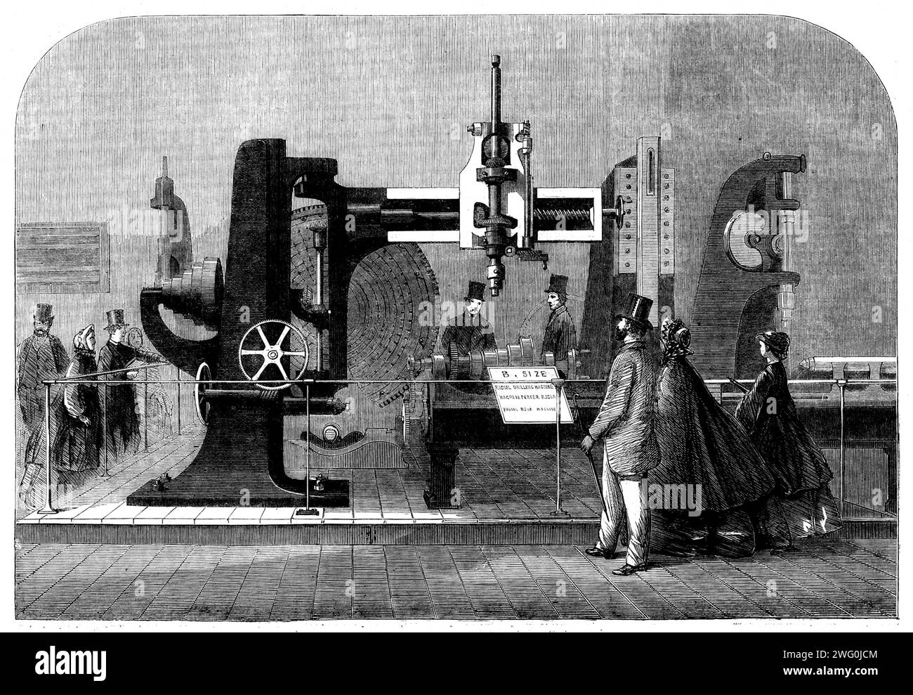 The International Exhibition - Whitworth's self-acting radial, drilling ...