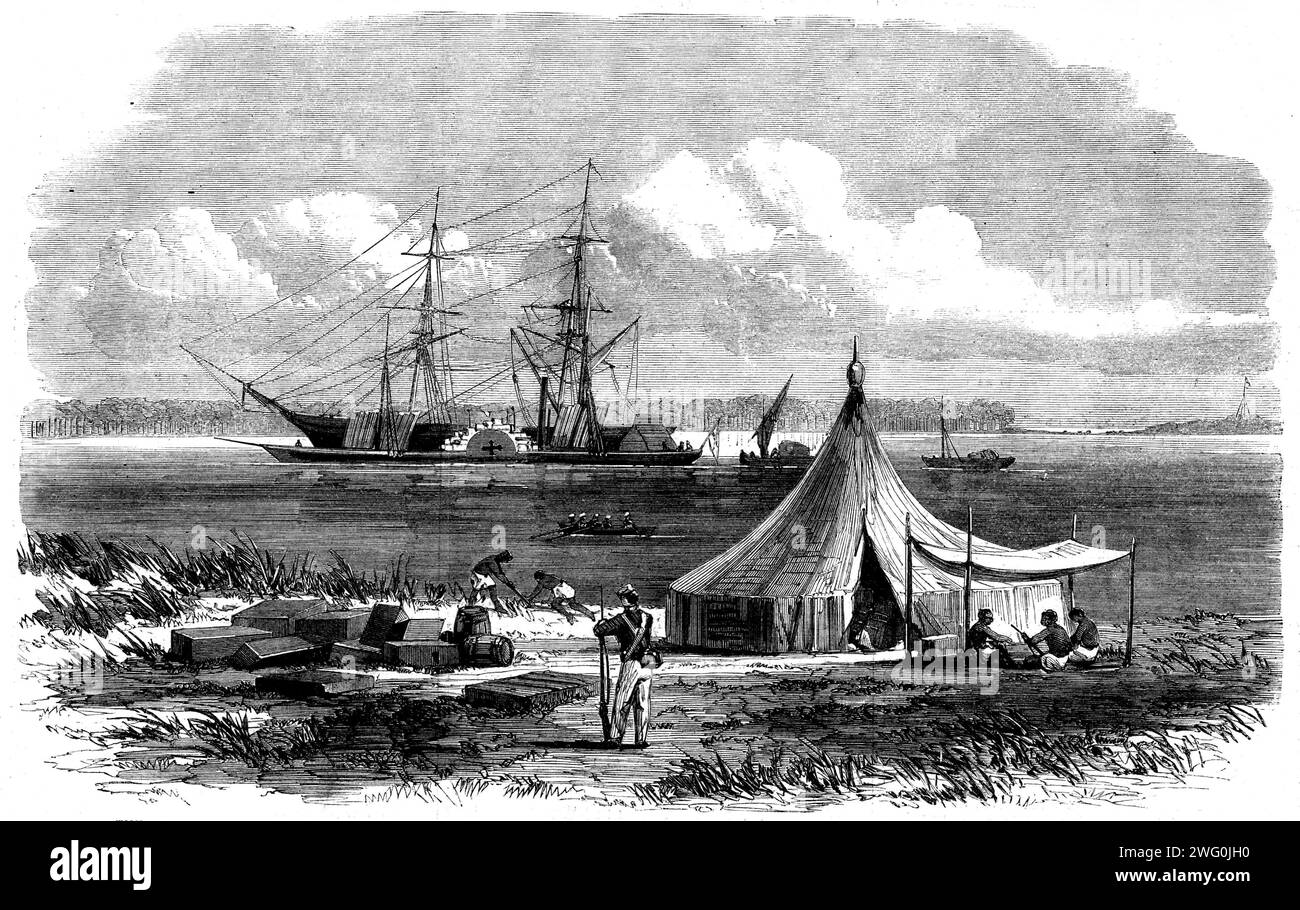 Visit of H.M.S. Gorgon to the Zambesi River: The brig Hetty Ellen ...