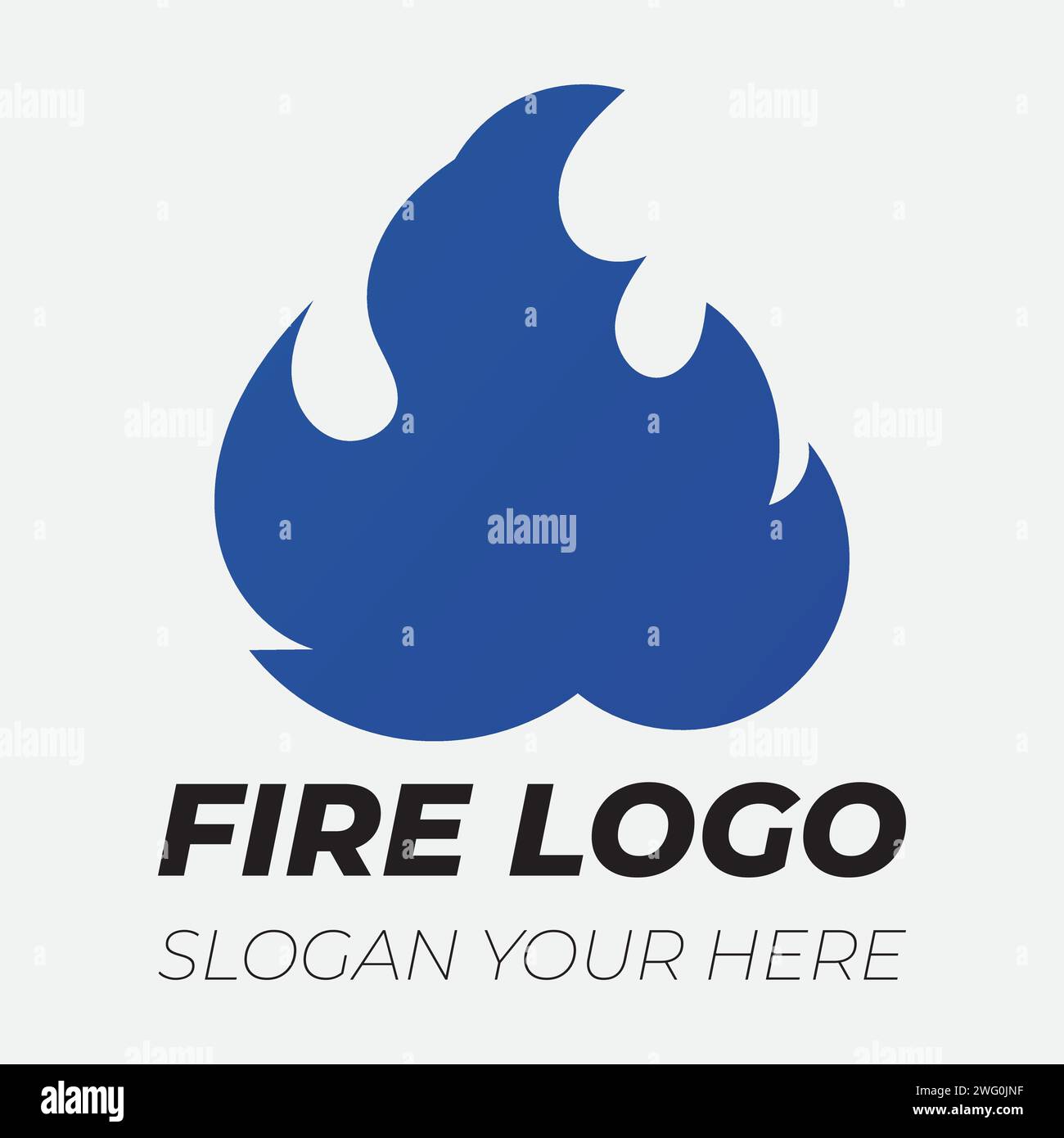 Fire emblem vector logo design illustration Stock Vector Image & Art ...
