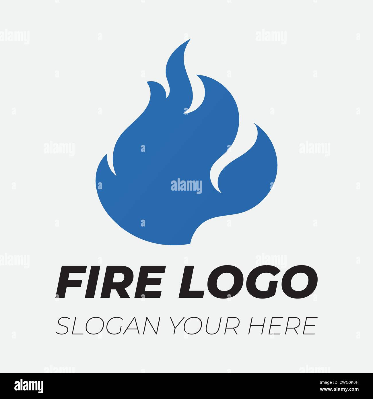 Fire emblem vector logo design illustration Stock Vector Image & Art ...