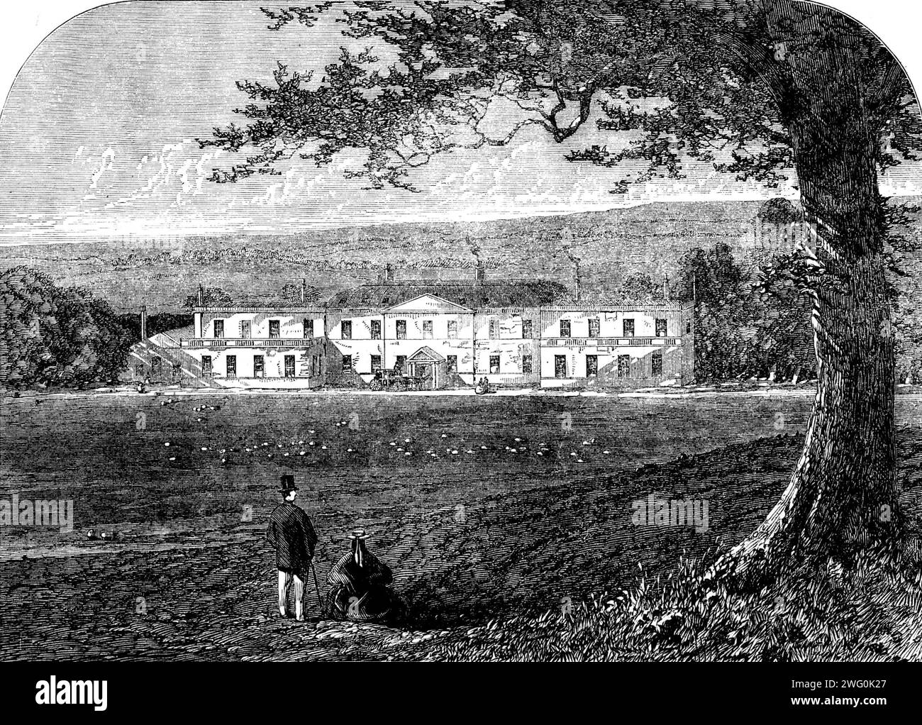 Addington House, the country residence of the Archbishops of Canterbury ...