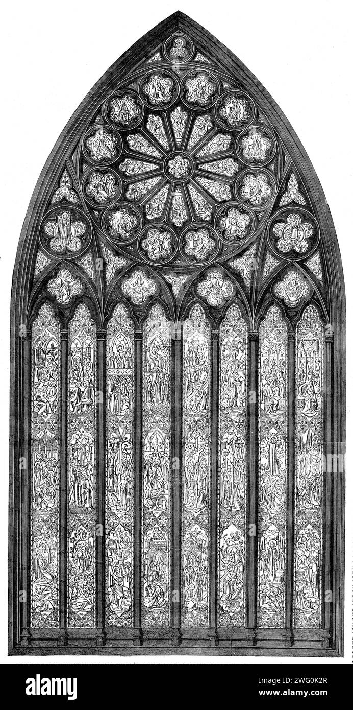 Jesus disciples stained glass Black and White Stock Photos & Images - Alamy