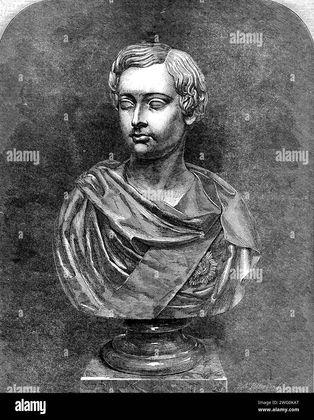 The International Exhibition: marble bust of His Royal Highness the ...