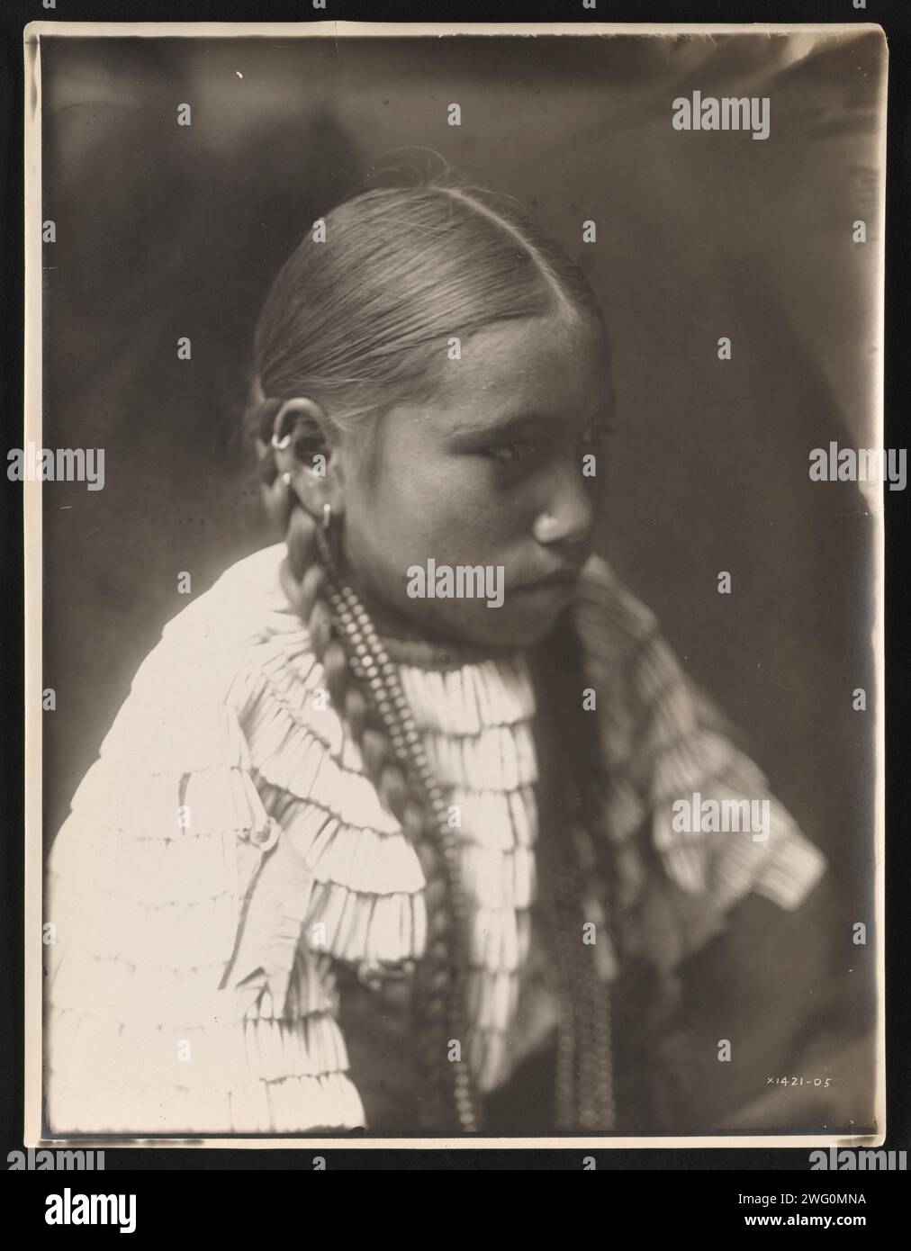 Hattie Bear Black, 1905. Photograph shows half-length portrait of ...