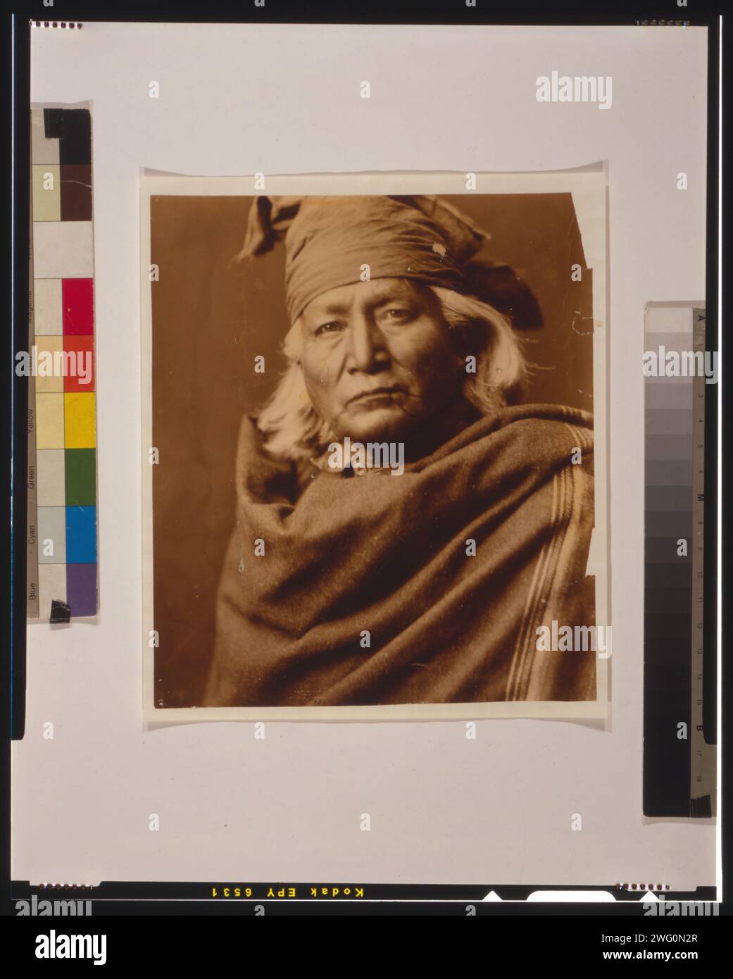 Chino, c1903. Chino, head-and-shoulders portrait of a Native American ...