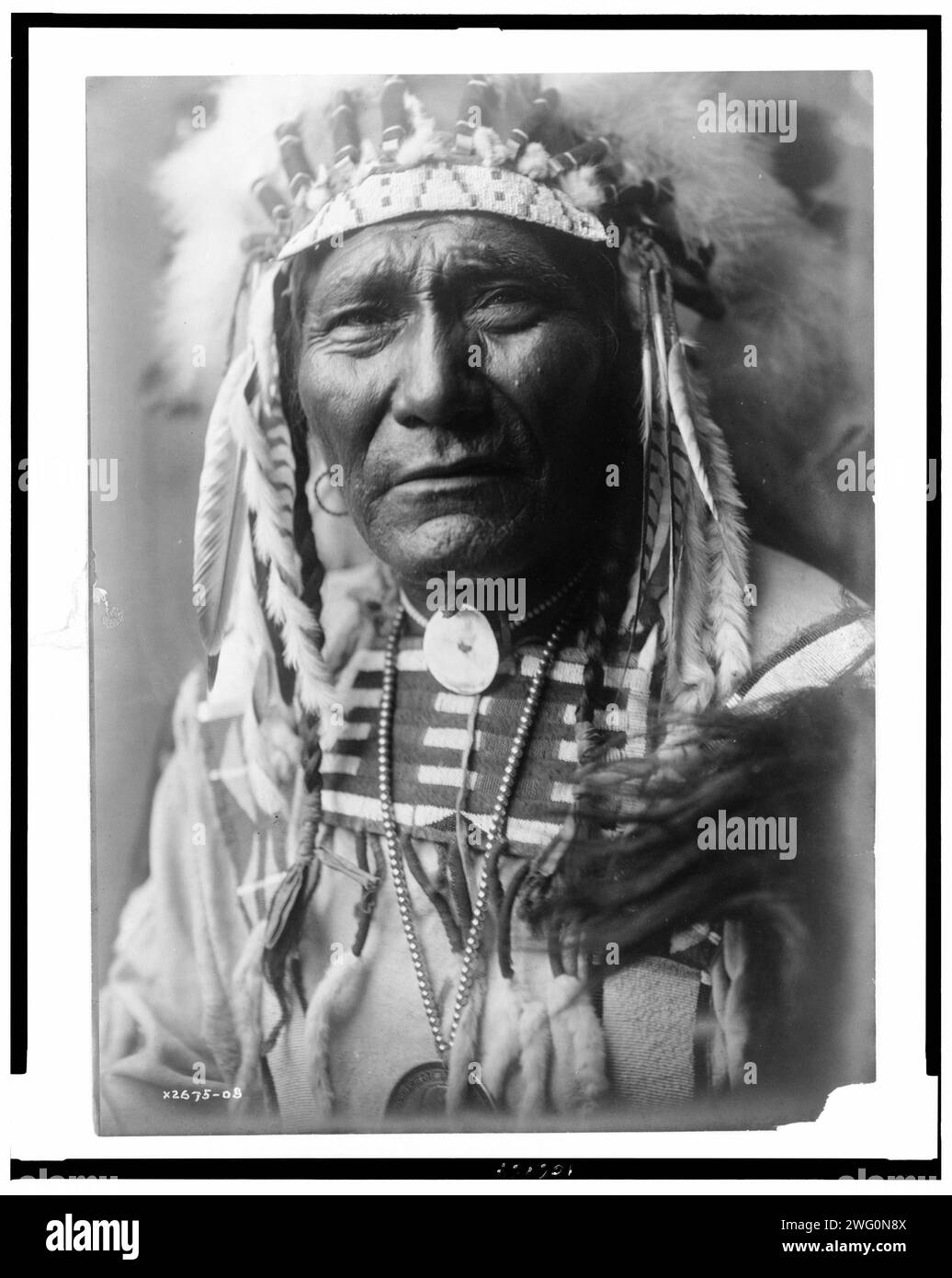 Ghost Bear, Crow Indian, Montana, head-and-shoulders portrait, facing ...