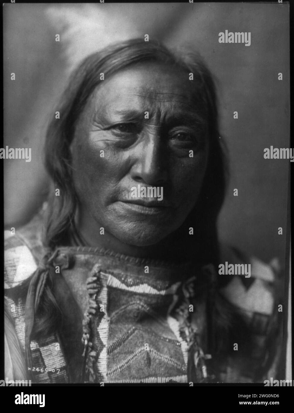 Hollow Horn Bear-Brulé, c1907. Hollow Horn Bear, bust portrait, facing ...