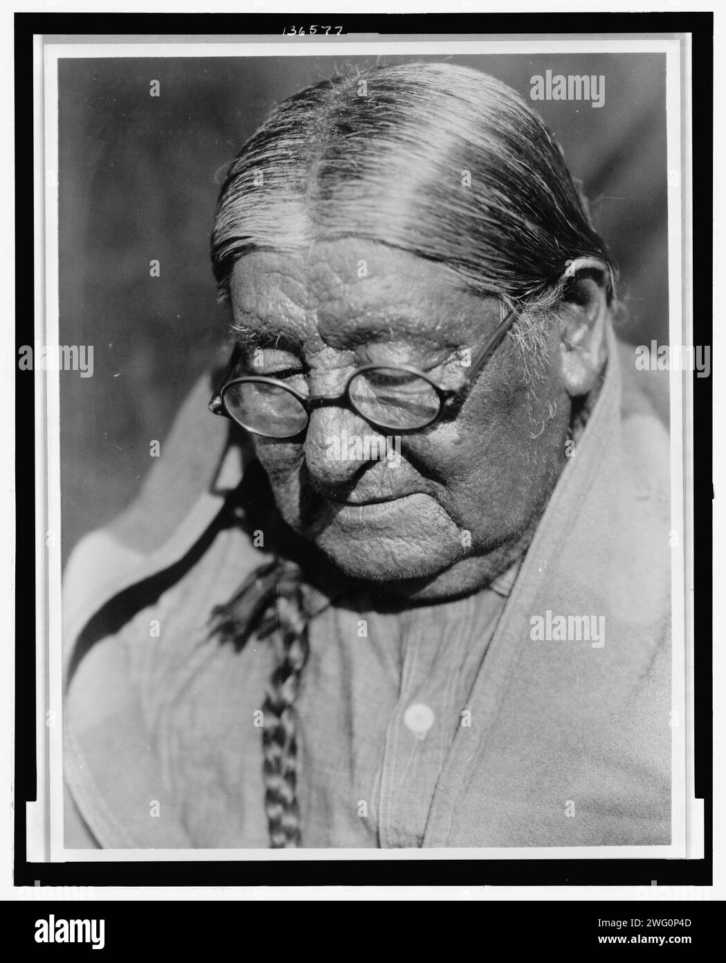 Henry-Wichita, c1927. Henry, a Wichita Indian man, head-and-shoulders ...