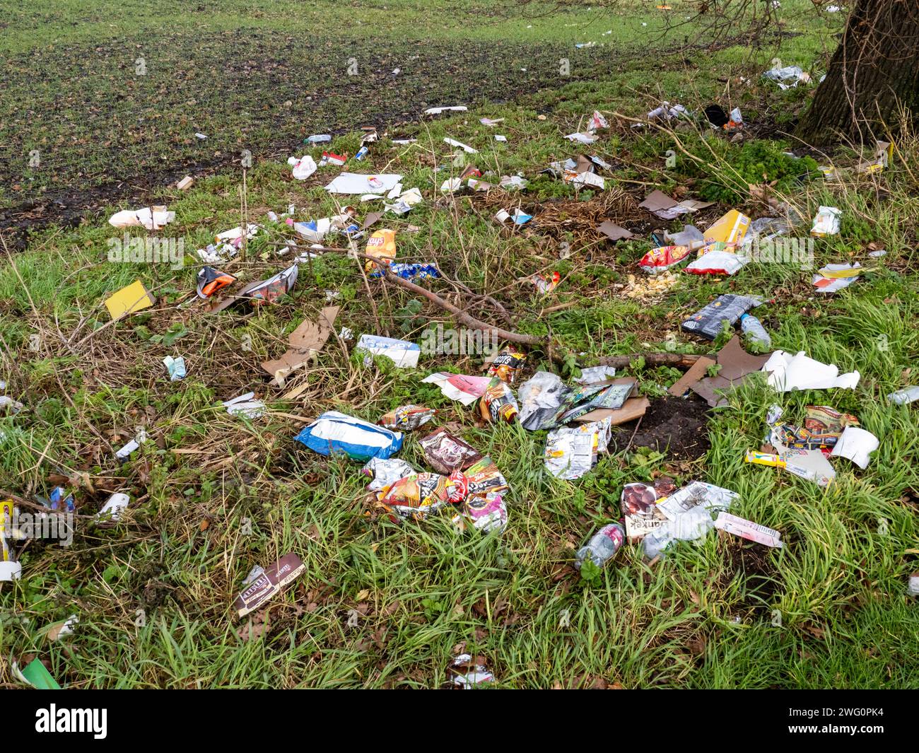 Plastic waste farmland hi-res stock photography and images - Alamy
