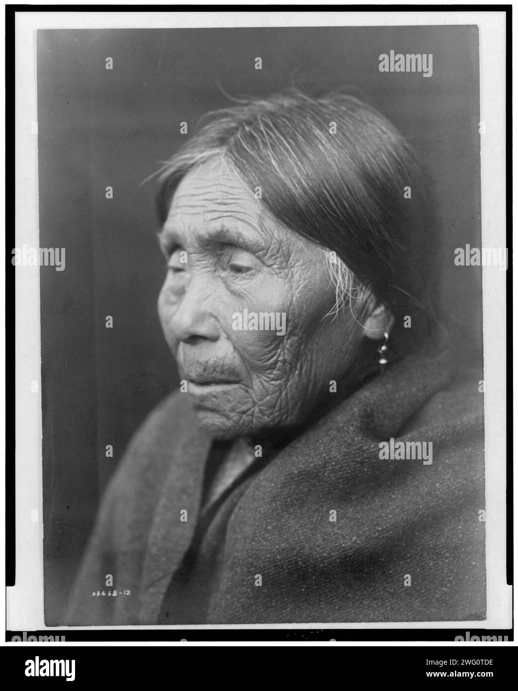 Chimakum woman, c1913. Chimakum woman, head-and-shoulders portrait ...