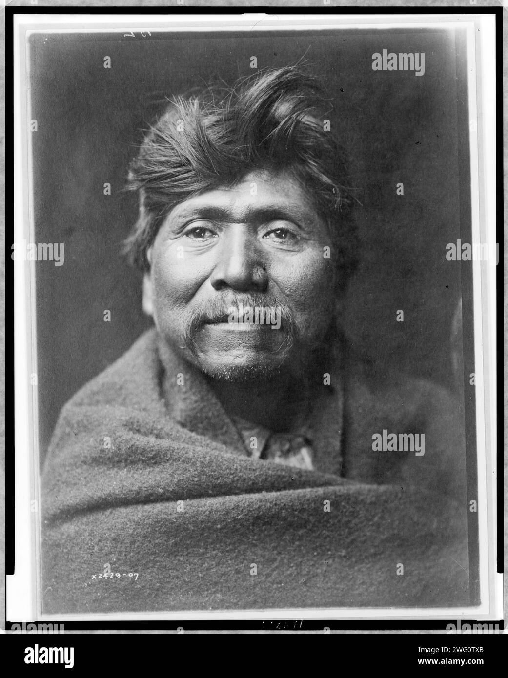 Pachilawa-Walapai chief, c1907. Pachilawa, head & shoulders portrait ...