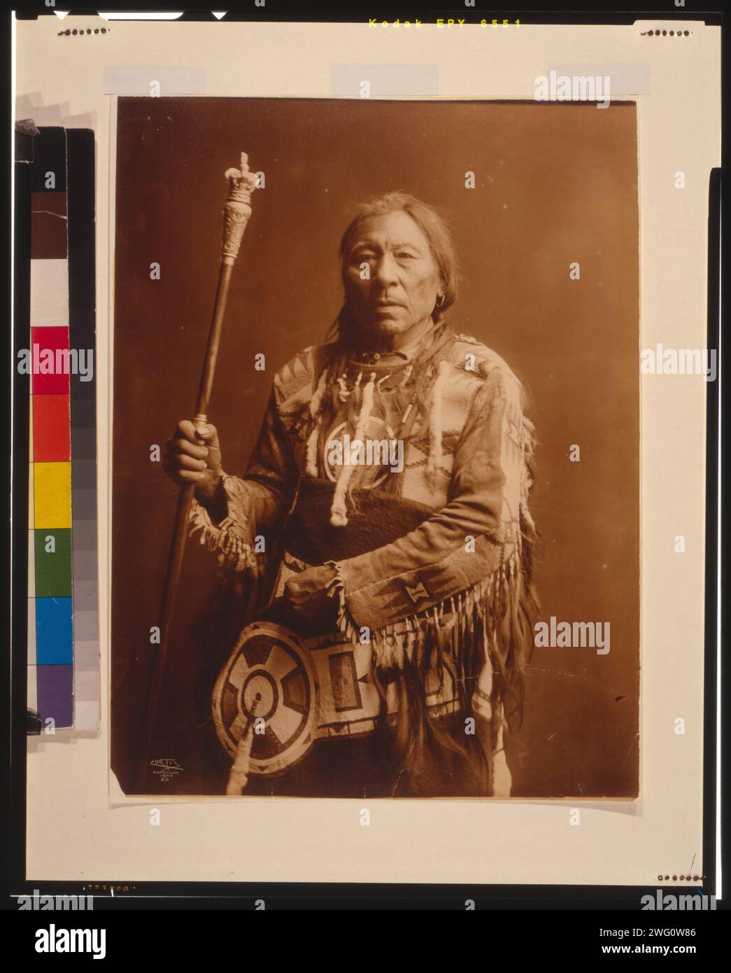 Running Rabbit, c1900. Running Rabbit, Native man, half-length portrait ...