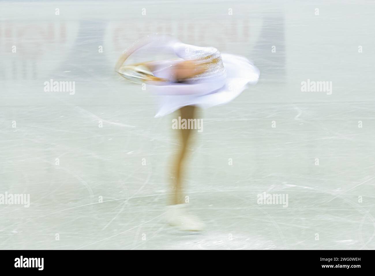 Nuriya SULEIMEN (KAZ), during Women Free Skating, at the ISU Four ...