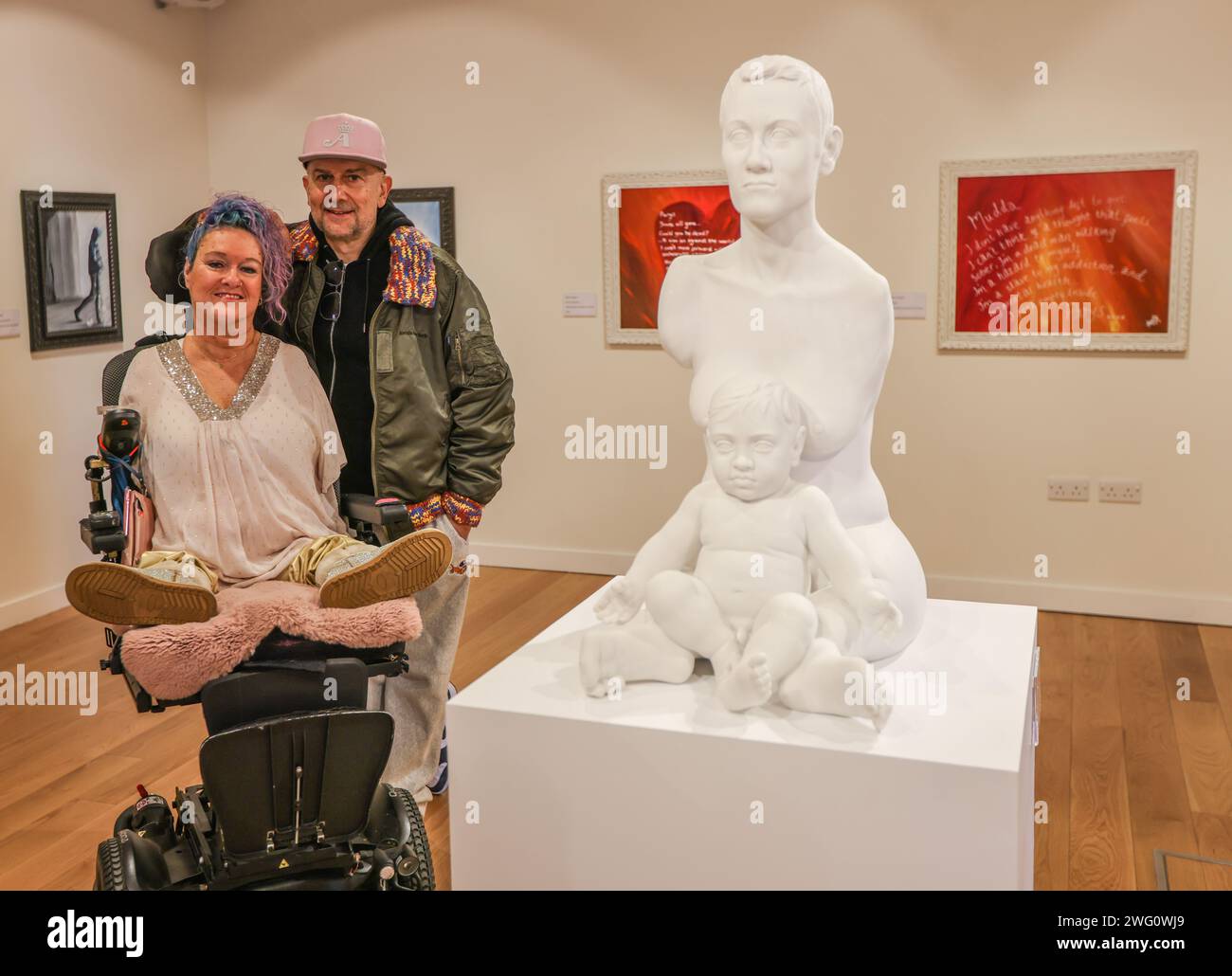 Artist marc quinn with his work hi-res stock photography and images - Alamy