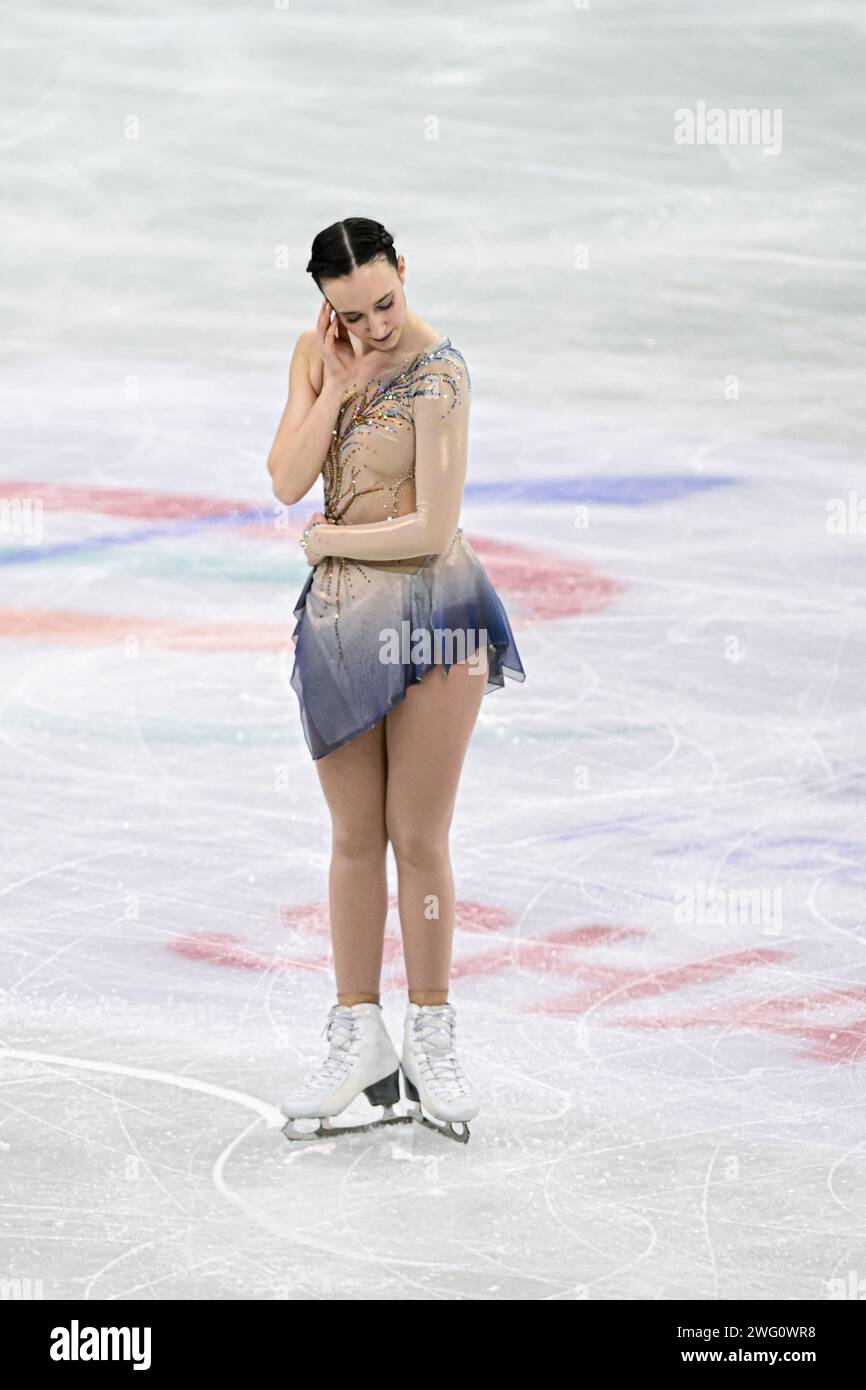 Justine MICLETTE (CAN), during Women Free Skating, at the ISU Four ...