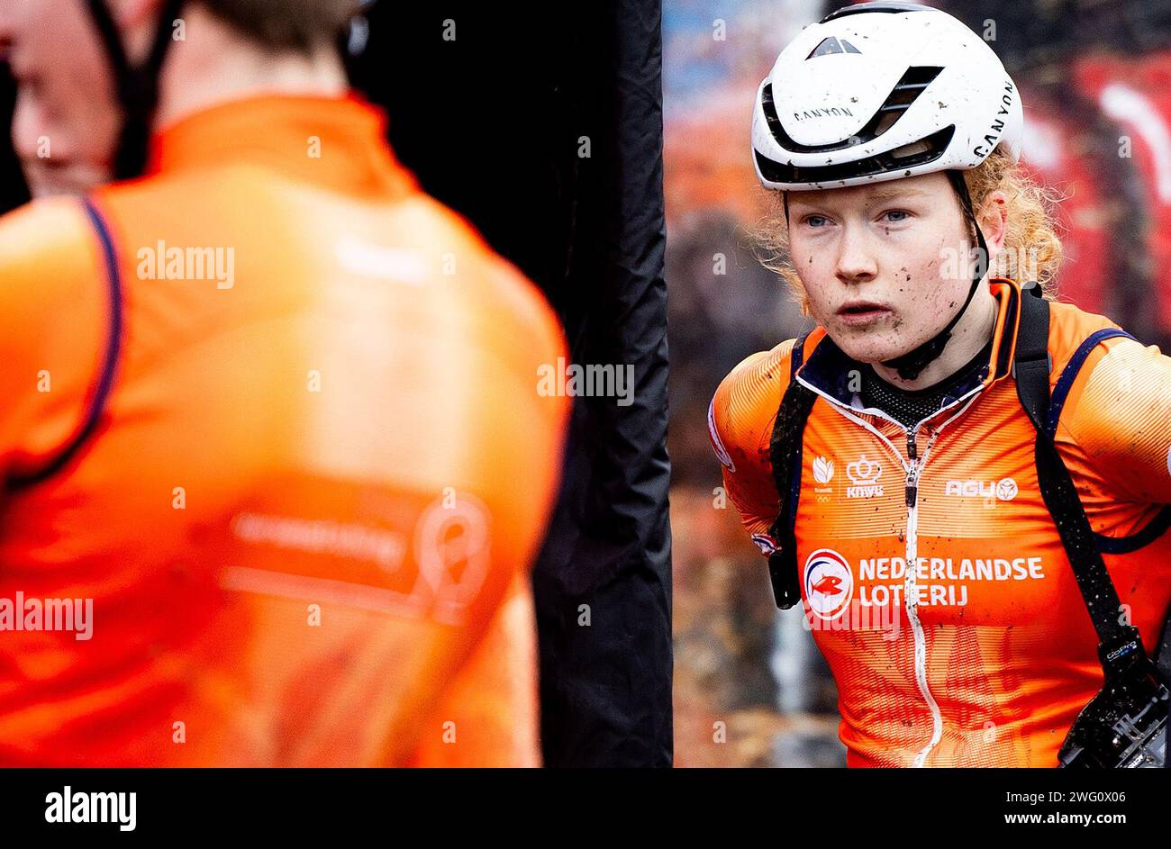 Cyclo cross orange color hi-res stock photography and images - Alamy