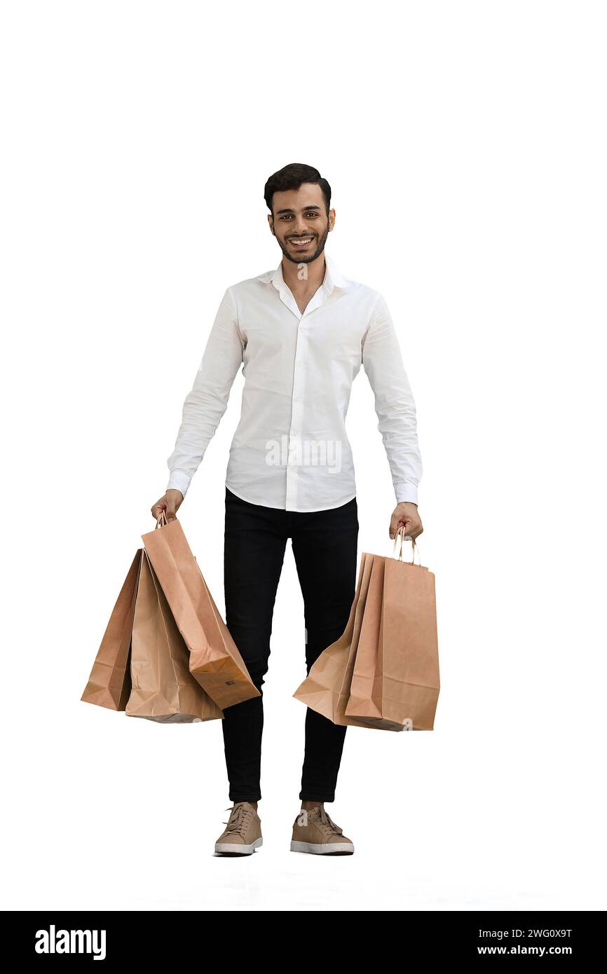 Male shoppers Cut Out Stock Images & Pictures - Alamy