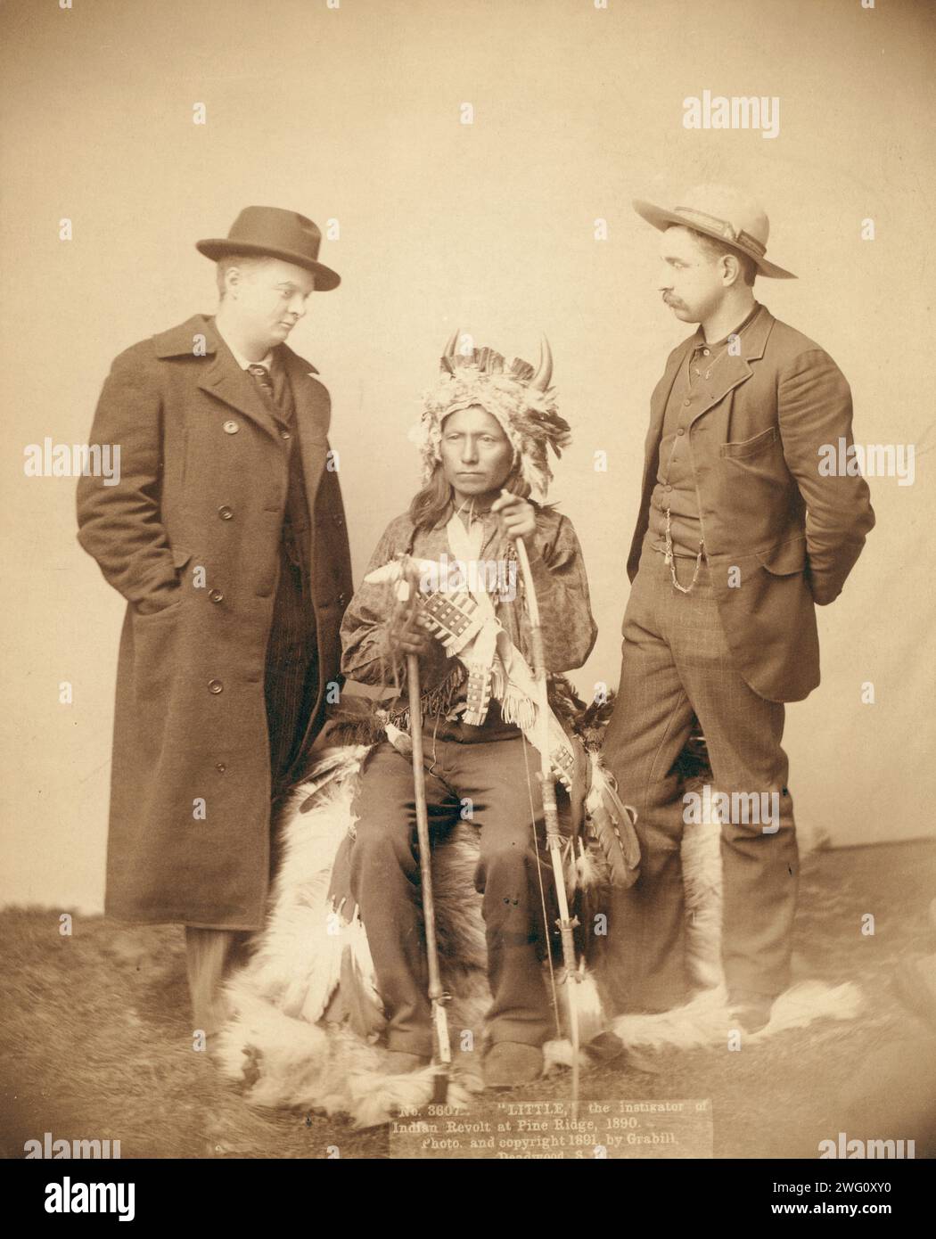 Little, the instigator of Indian Revolt at Pine Ridge, 1890, 1891 ...
