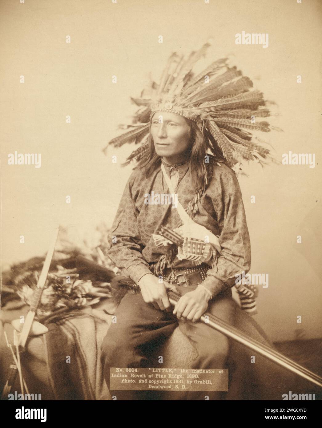 Little, instigator of Indian revolt at Pine Ridge, 1890, 1891. Little ...