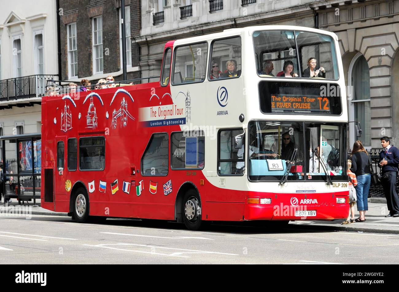 London Sightseeing Bus, London, England, Great Britain Stock Photo - Alamy