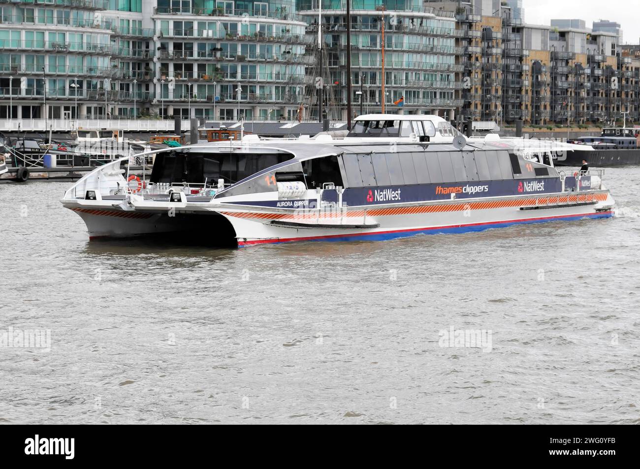 Excursion boat on the Thames, London, England, Great Britain Stock ...