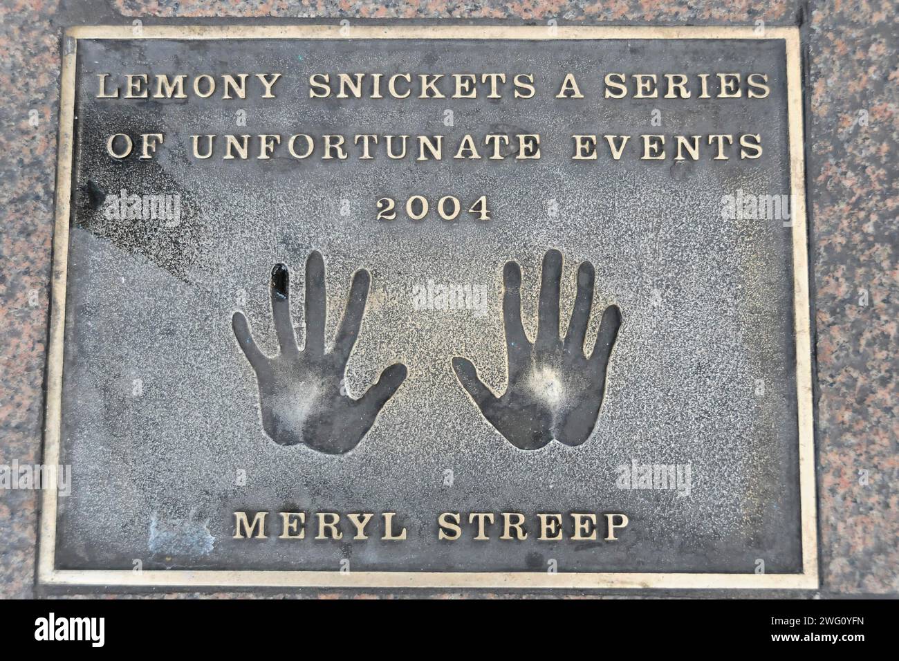 Handprint of Meryl Streep, Leicester Square, London, England, Great ...