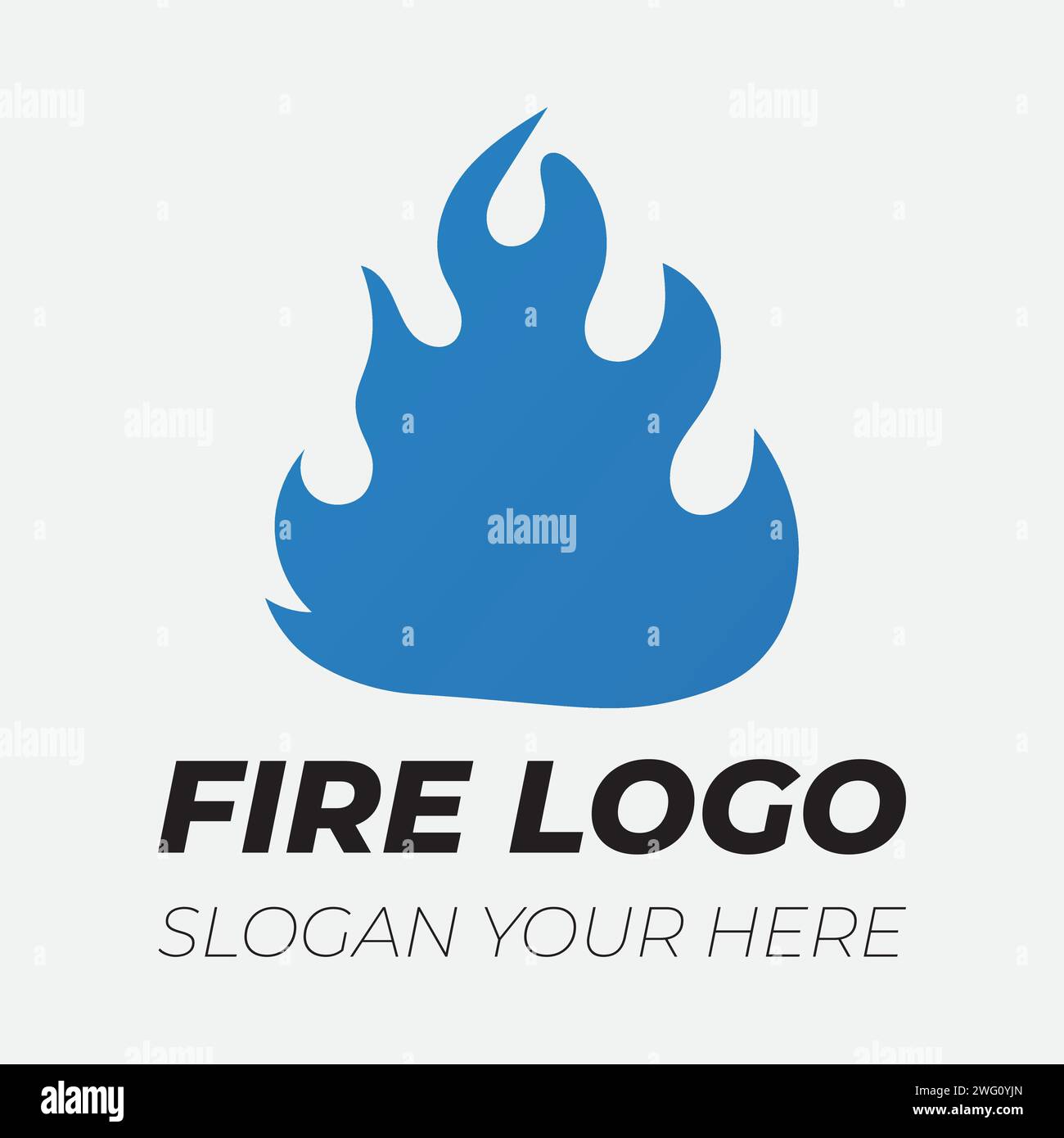 Fire emblem vector logo design illustration Stock Vector Image & Art ...