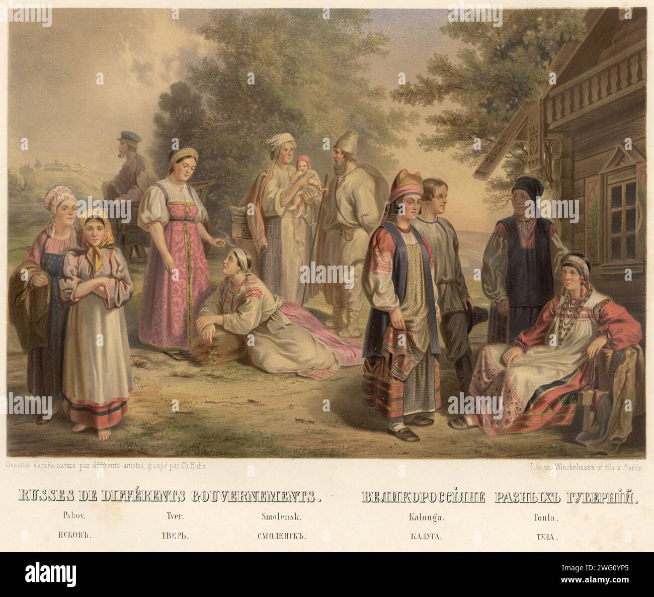 Great Russians from different provinces. Pskov. Tver. Smolensk Kaluga ...