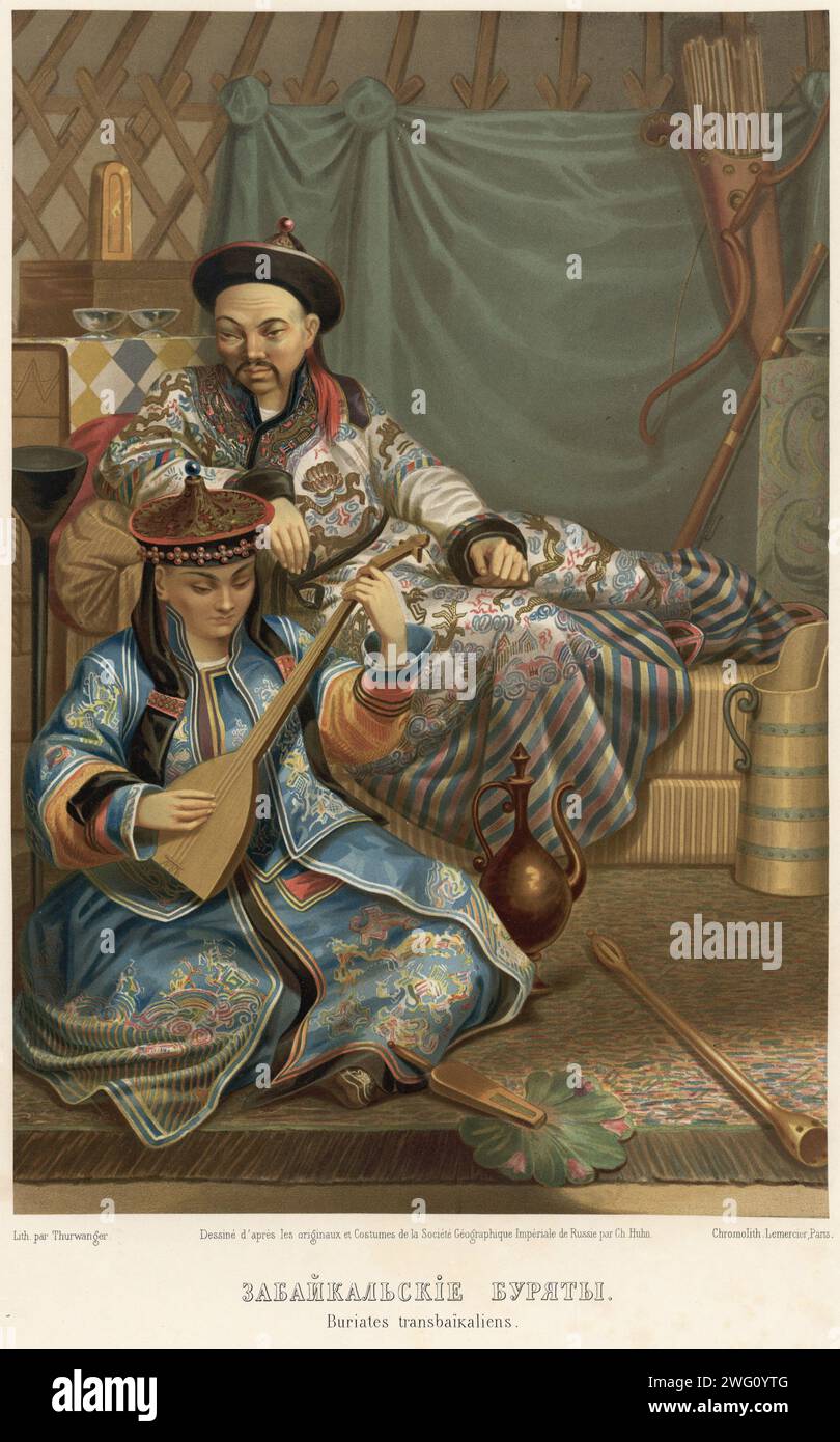 Buryats dress hi-res stock photography and images - Alamy