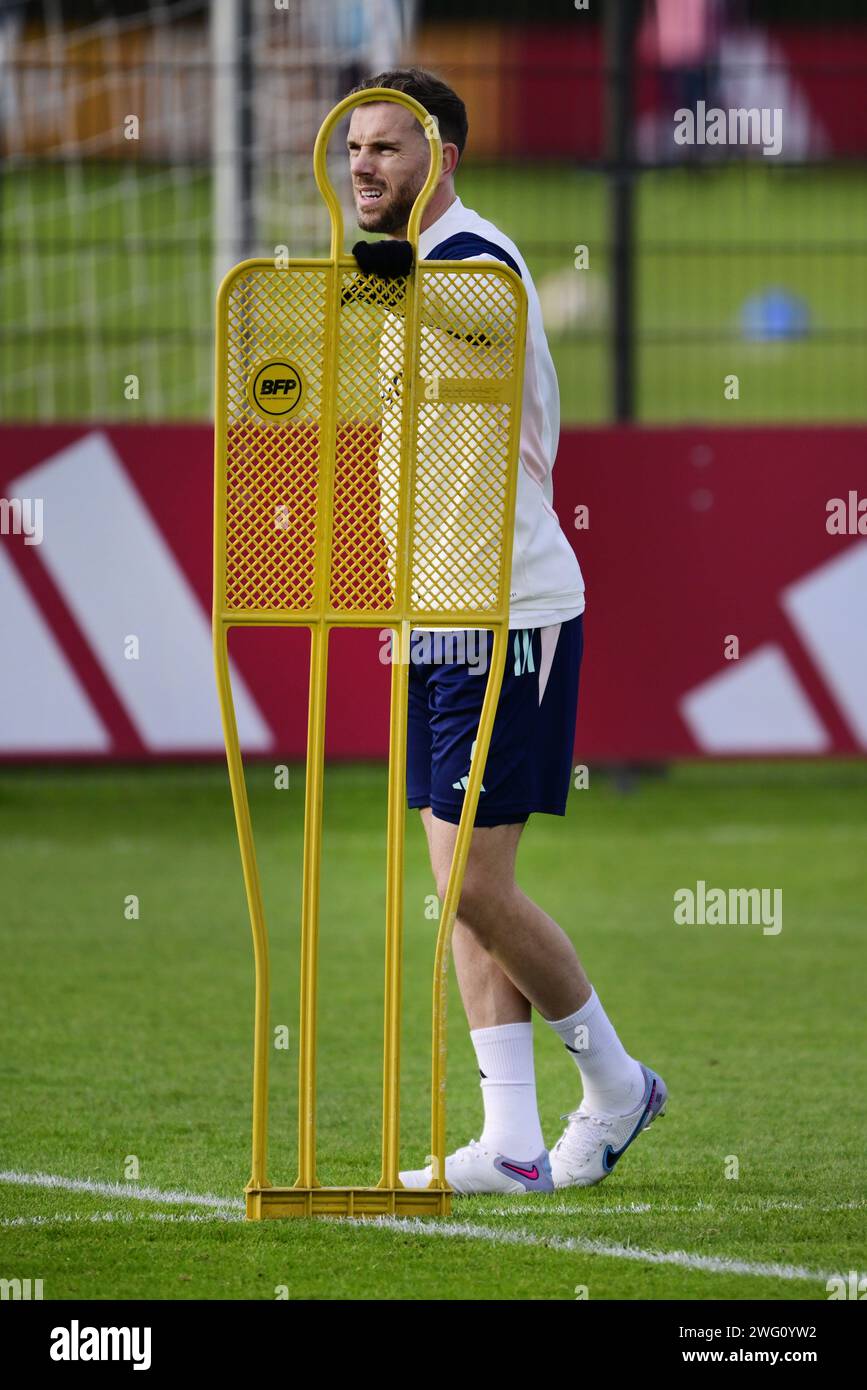 AMSTERDAM -Jordan Henderson during an Ajax training at De Toekomst ...
