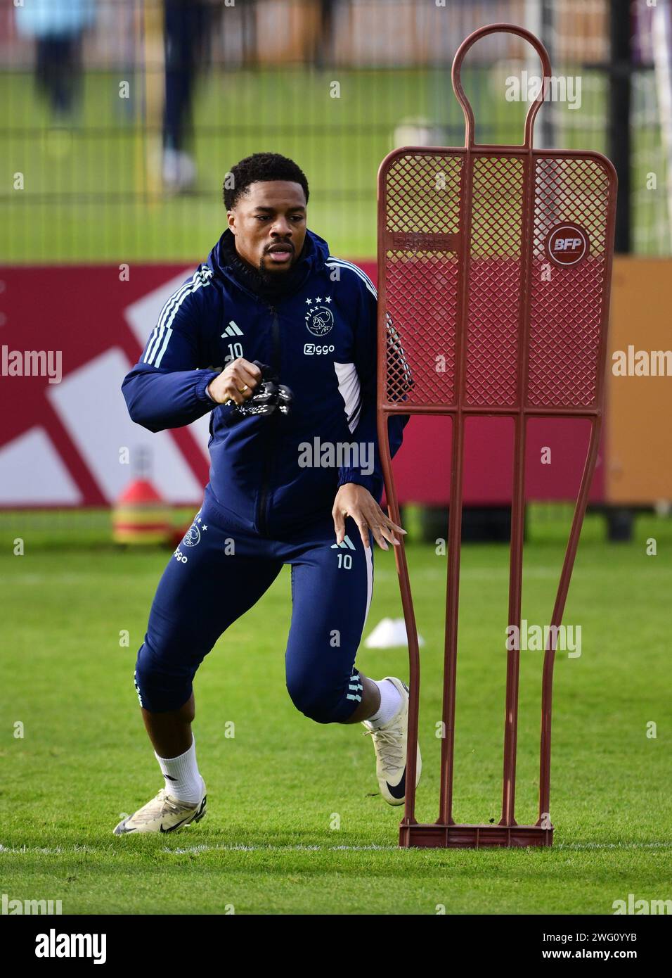 AMSTERDAM - Chuba Akpom during an Ajax training at De Toekomst sports ...