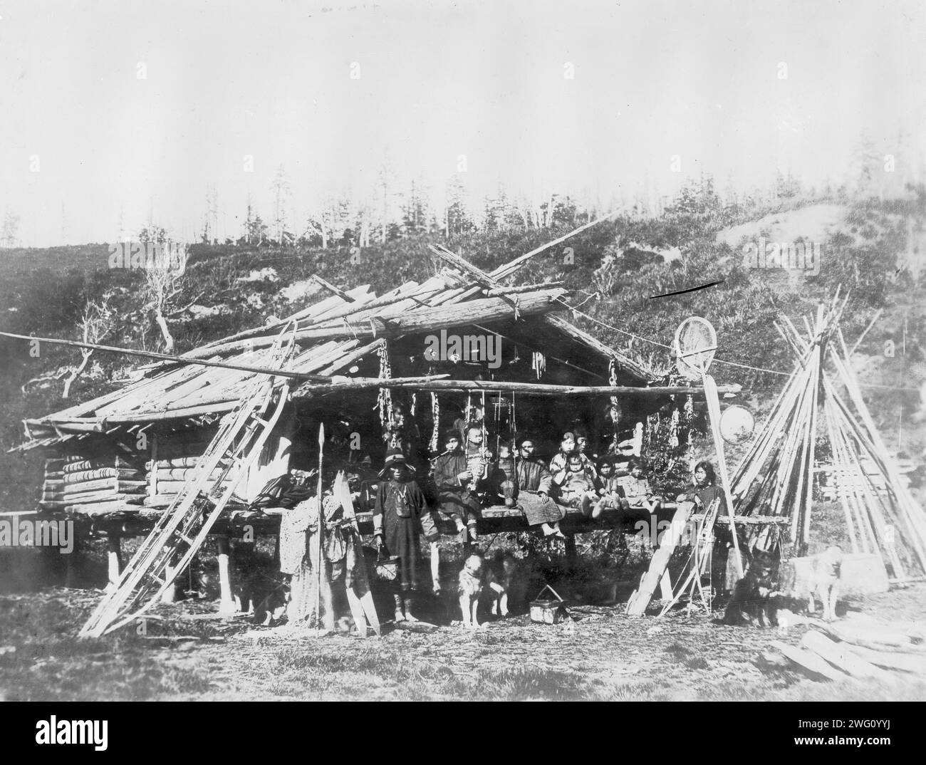 Nivkh of Sakhalin, 1890. This photograph is from a collection ...
