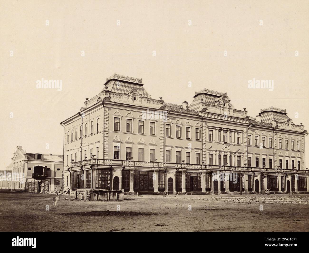 Irkutsk Hotel "Moscow Compound", 1880-1889. From an album of ...