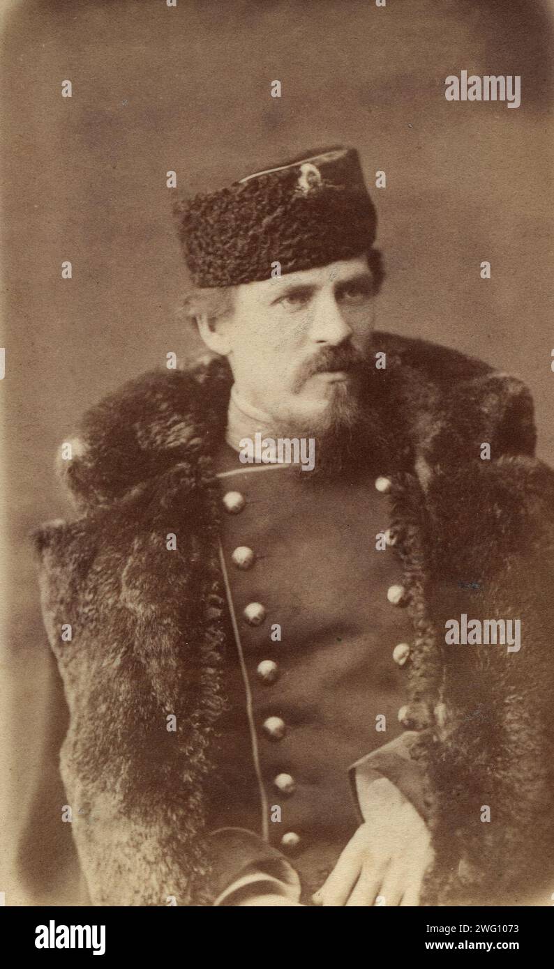 Portrait of a Russian army officer, end of 19th century. This ...