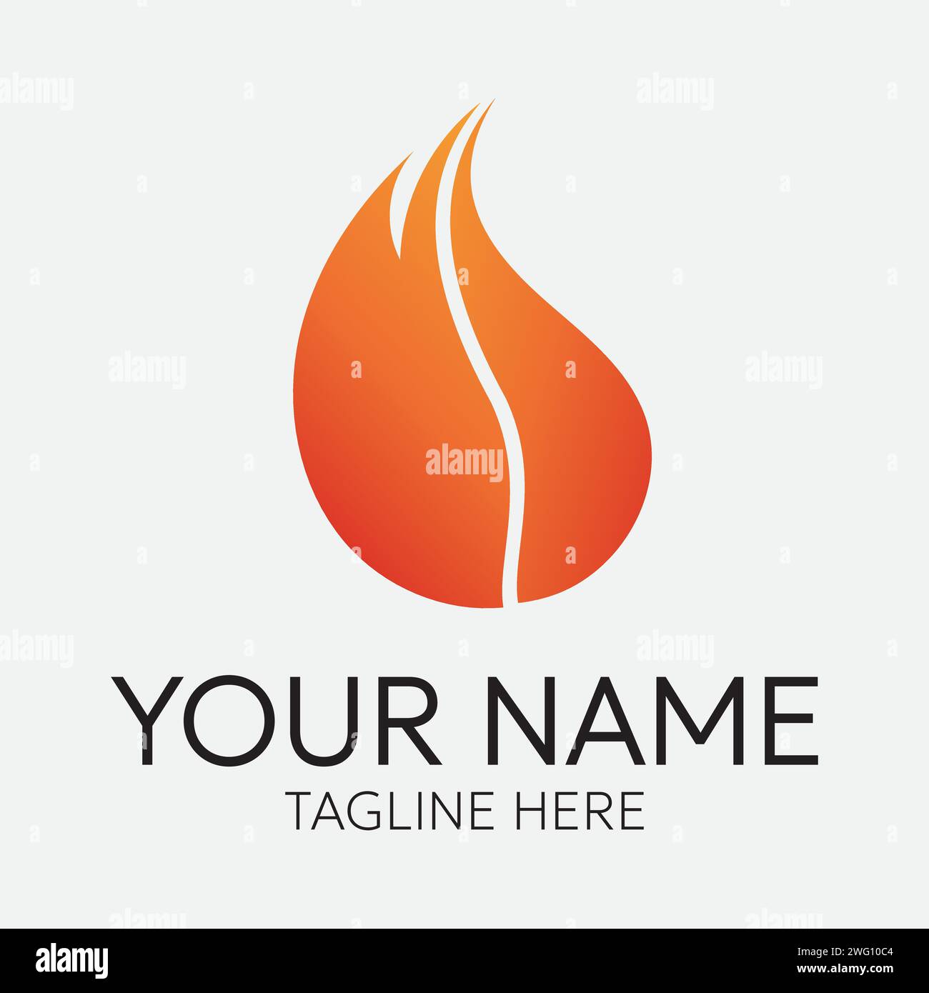 Fire emblem vector logo design illustration Stock Vector Image & Art ...