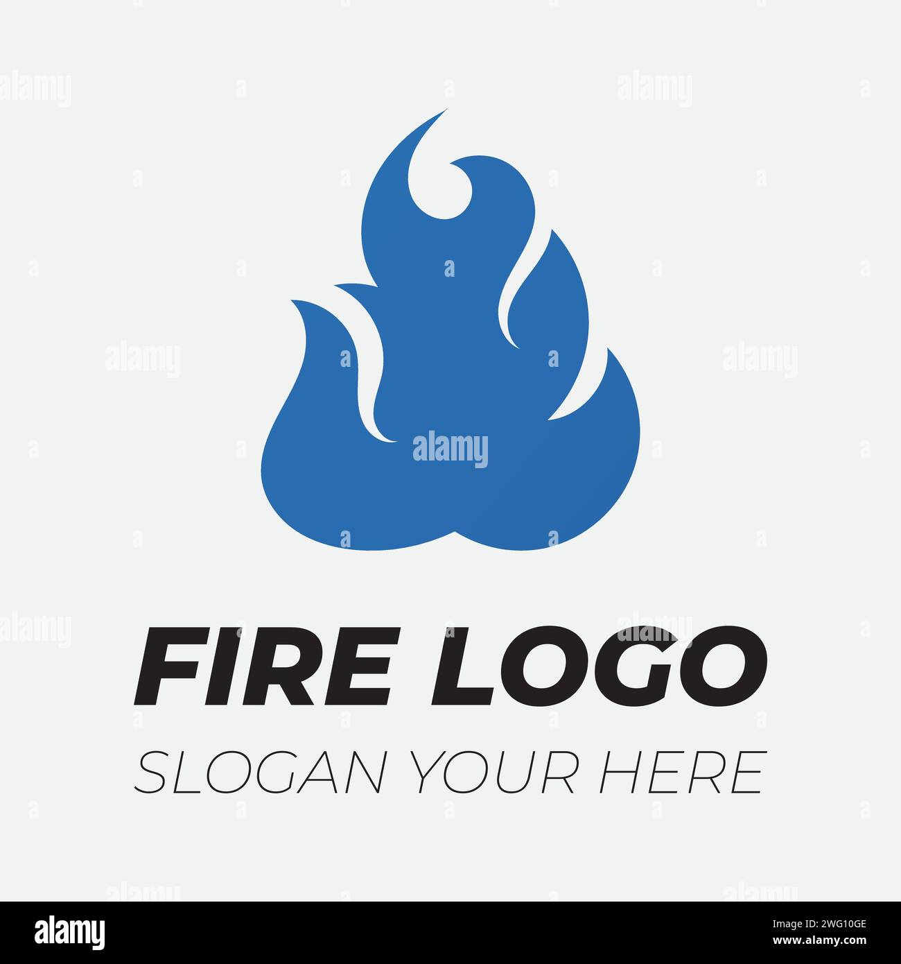 Fire emblem vector logo design illustration Stock Vector Image & Art ...