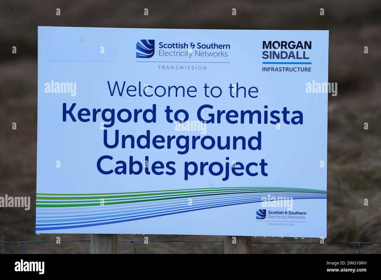 A view of a Scottish and Southern Electricity Networks undergound ...